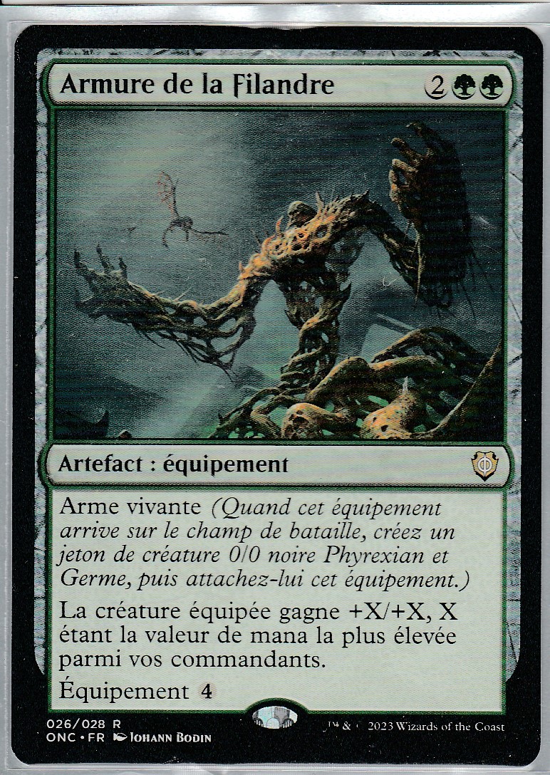 Carte MAGIC Tous PHYREXIANS - Deck COMMANDER 026/028 Armure de la ...